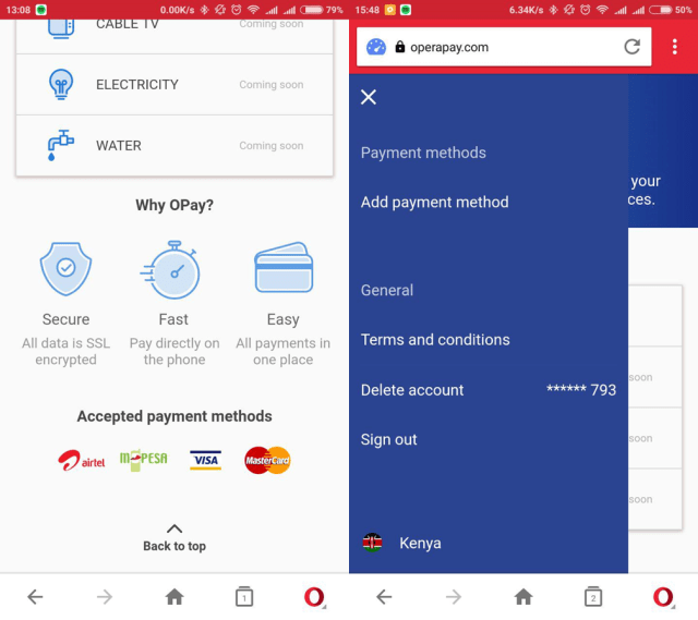 Opera's Web Payment Solution "OPay" Launched In Kenya